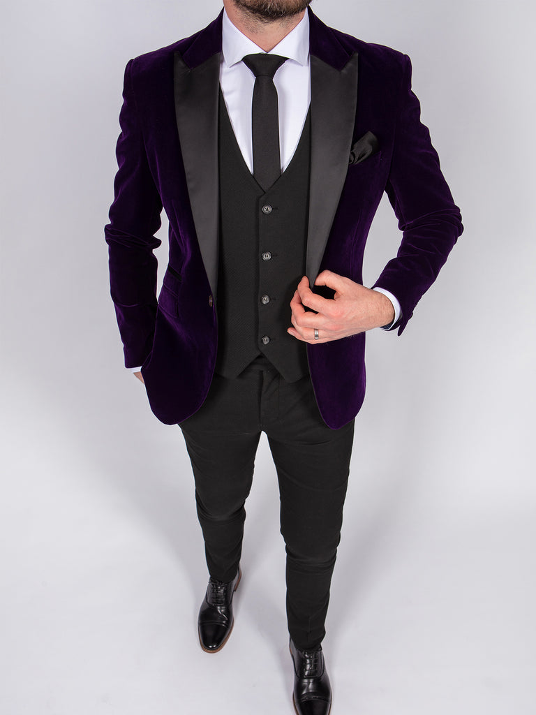 Suit Hire | Belfast | Bangor | Newtownards | Formal | Purple Velvet ...